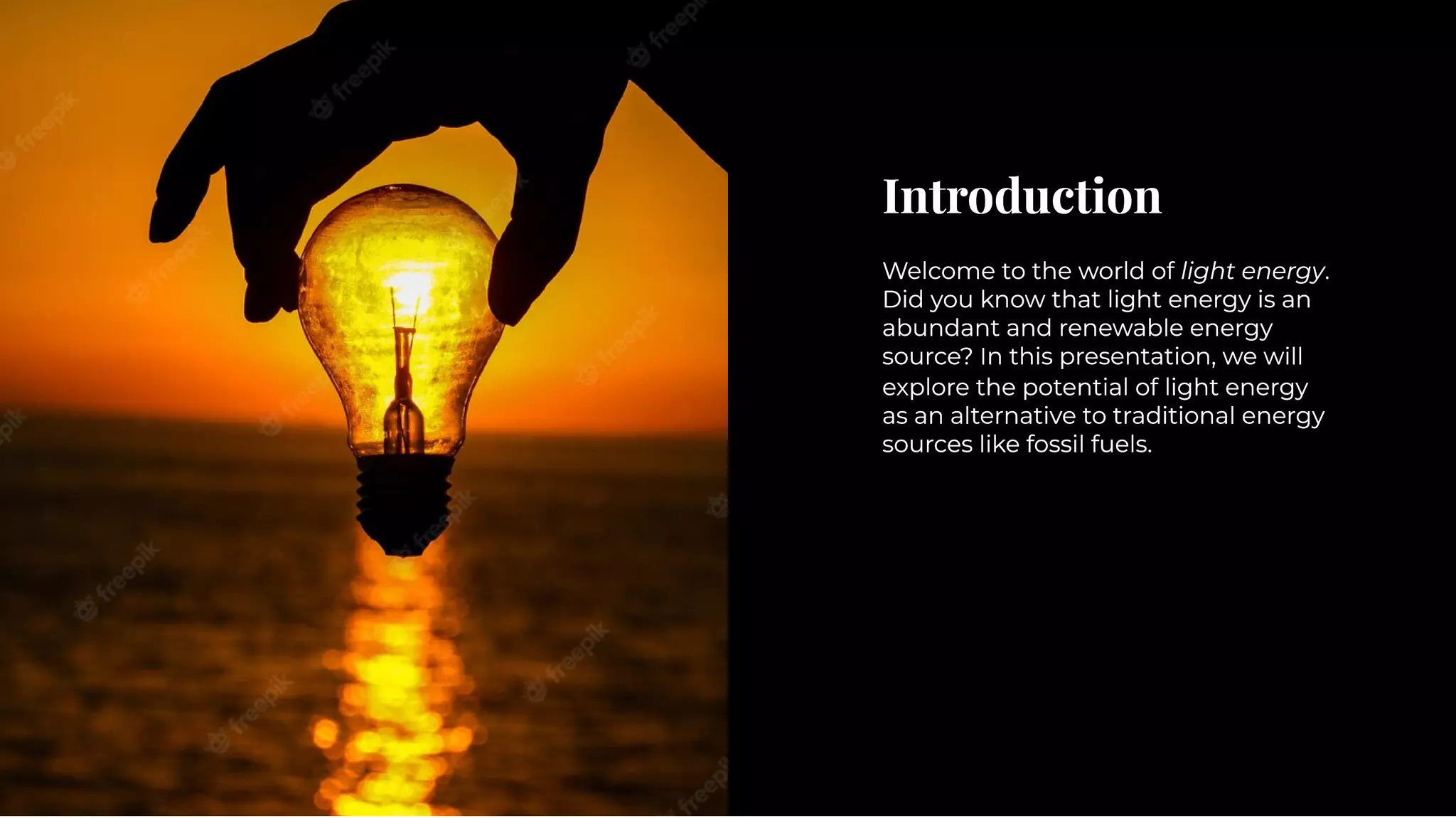 Light as a energy resource | PDF