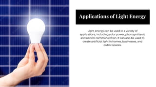 Light as a energy resource | PDF
