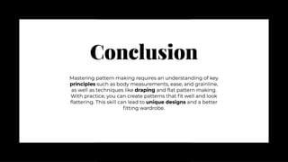 Pattern and patterns making | PDF
