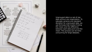 measuring variability grouped and ungrouped Statistics | PPTX