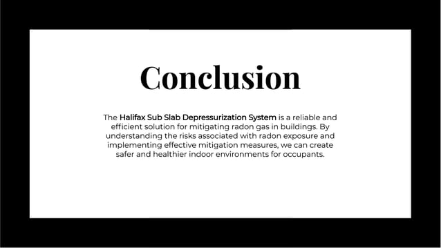 Sub Slab Depressurization System Ppt