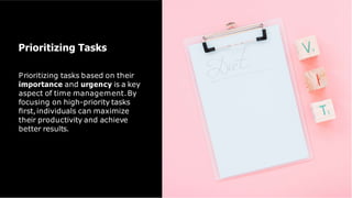 the-art-of-time-management pptx and how t | PPTX