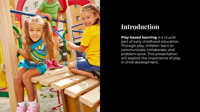 Playful Learning Environments in 1 month | PPT