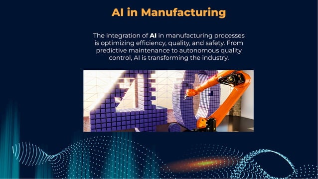 Robots on the Rise: AI-Powered Automation in Manufacturing | PPT