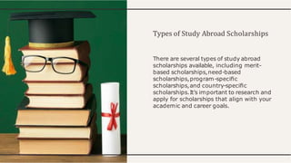 Securing Your Future: Exploring Opportunities and Strategies for Study Abroad Scholarships | PPTX