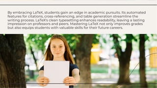 LaTeX for Students, Engineers, and Scientists | PPT