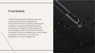 LaTeX for Students, Engineers, and Scientists | PPT