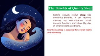 The art of rest- : Exploring sleep related wellness | PDF