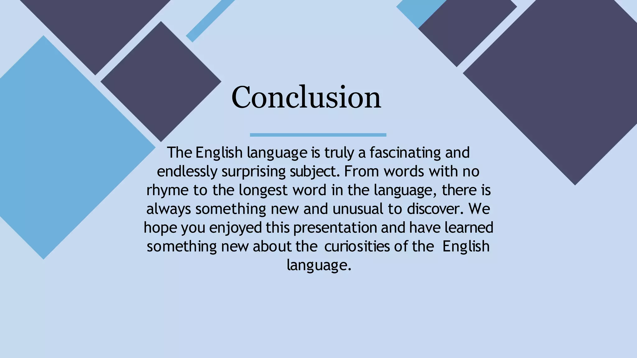 some fact about english language | PPTX