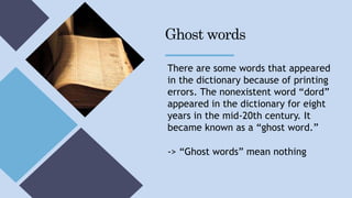 some fact about english language | PPTX