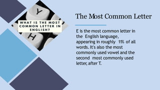 some fact about english language | PPTX
