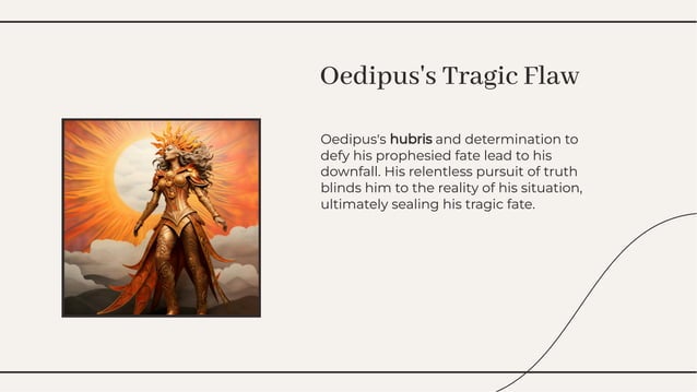 The tragic hero of Oedipus rex by Sophocles analysis | PPT | Free Download