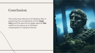 The tragic hero of Oedipus rex by Sophocles analysis | PPT