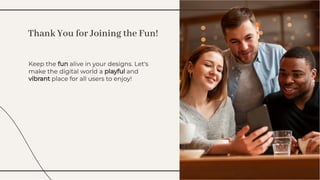 Fun Basic UIUX Design for students at school | PPT