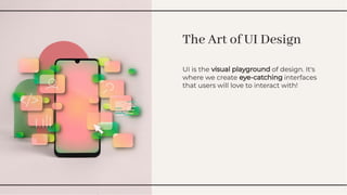 Fun Basic UIUX Design for students at school | PPT