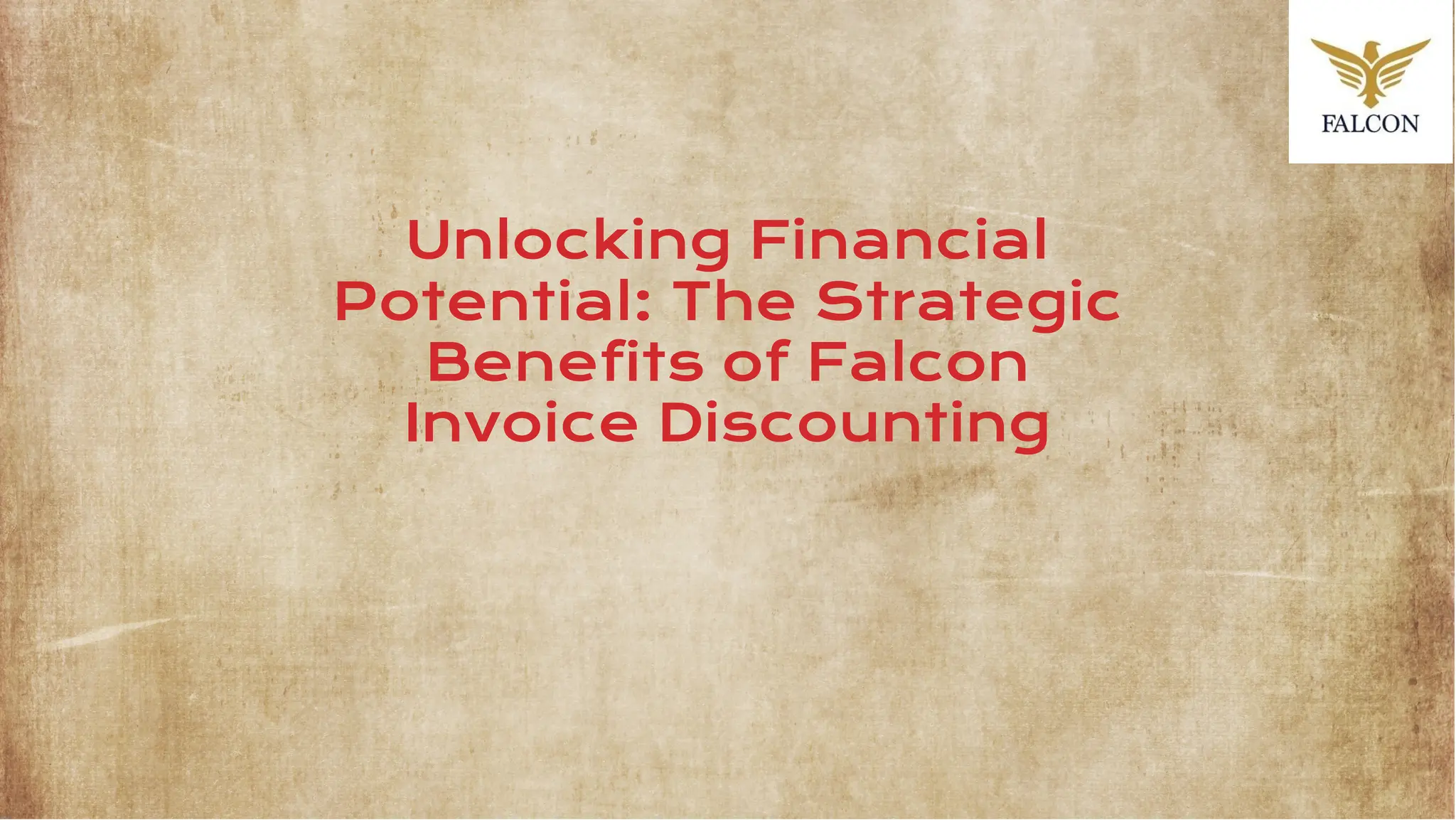 The Advantages of Choosing Falcon Invoice Discounting | PPT
