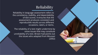 Principles of Language Assessment | PDF