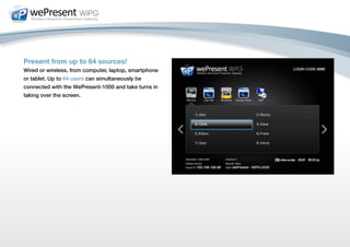 WePresent WiPG 1000 & 1500 | PDF