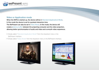 WePresent WiPG 1000 & 1500 | PDF