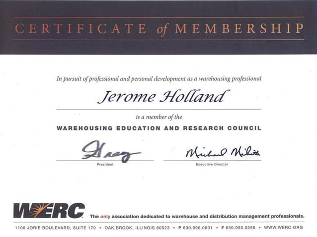 WERC Membership | PPT