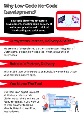 Empower Your Projects with Low Code No Code Development Services | PDF