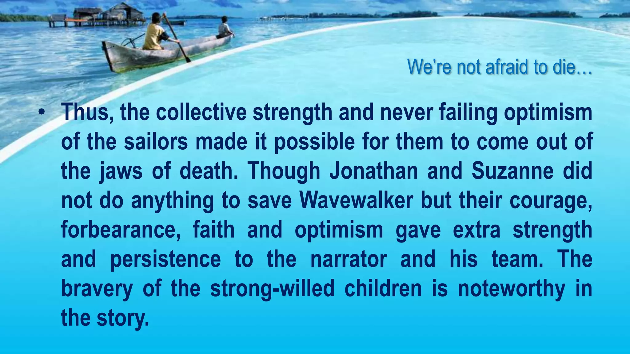 We're not afraid to die if we can all be together | PPTX