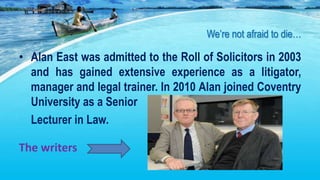 We're not afraid to die if we can all be together | PPTX