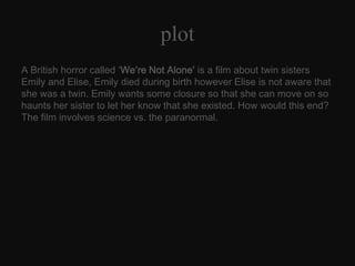 We Re Not Alone Powerpoint Pptx