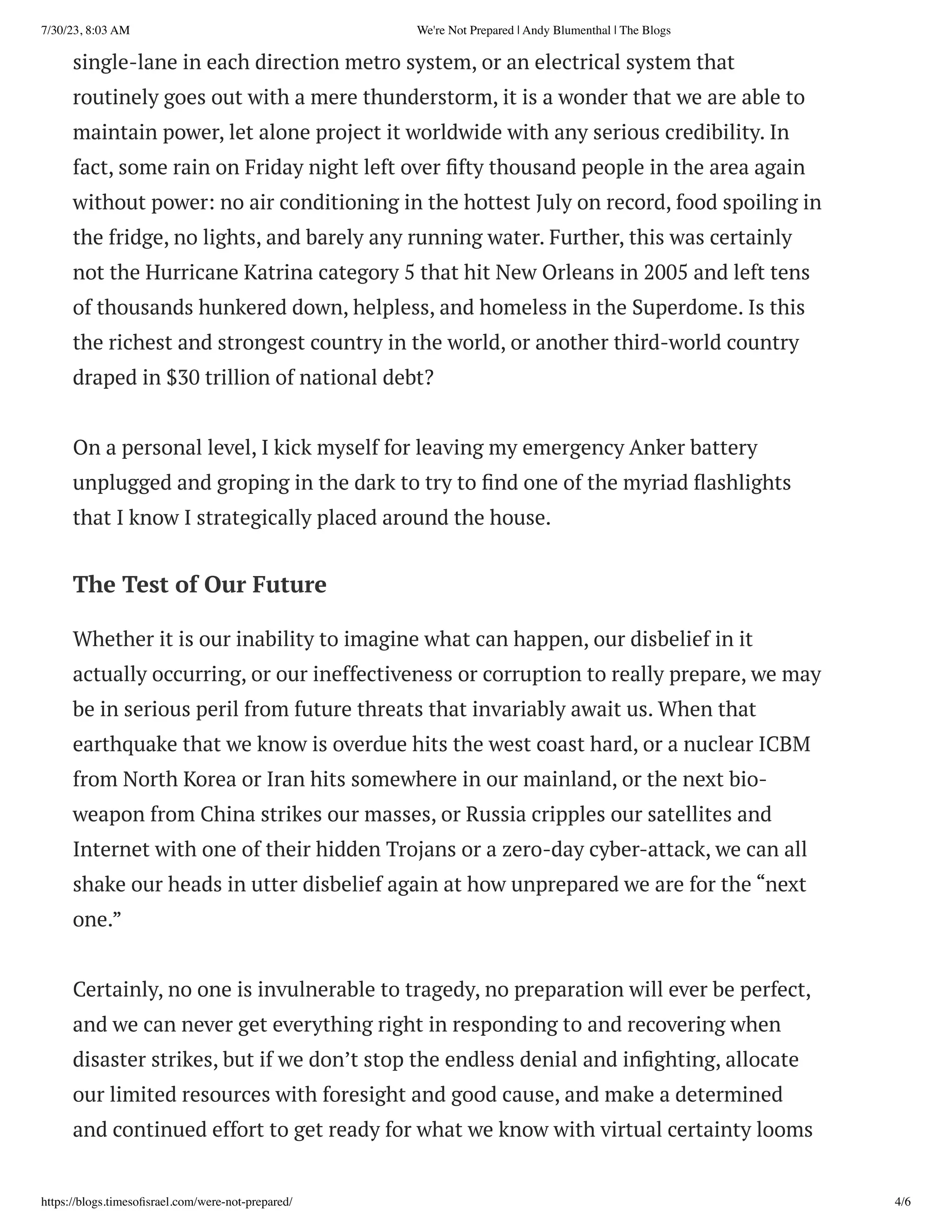 We're Not Prepared.pdf