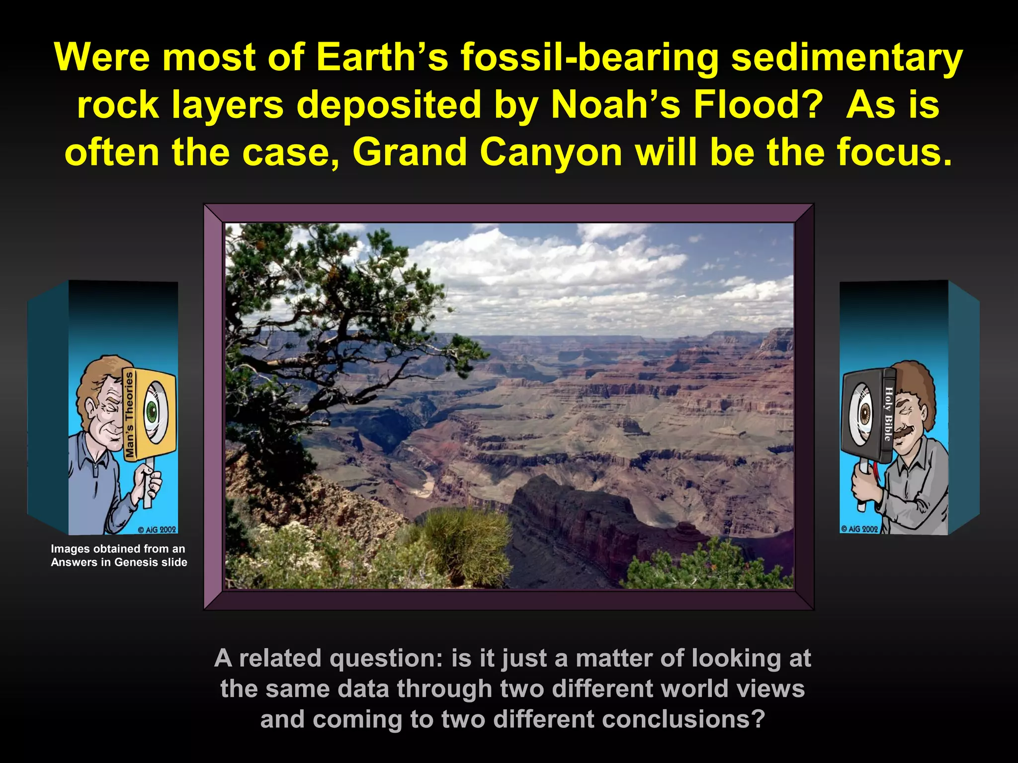 Were Most of Earth's Fossil-Bering Sedimentary Rock Layers Deposited by Noah's Flood? | PPT ...