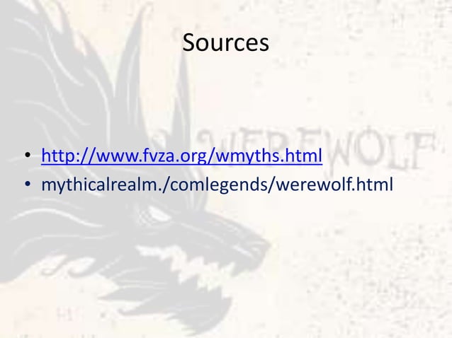 Werewolf | PPT