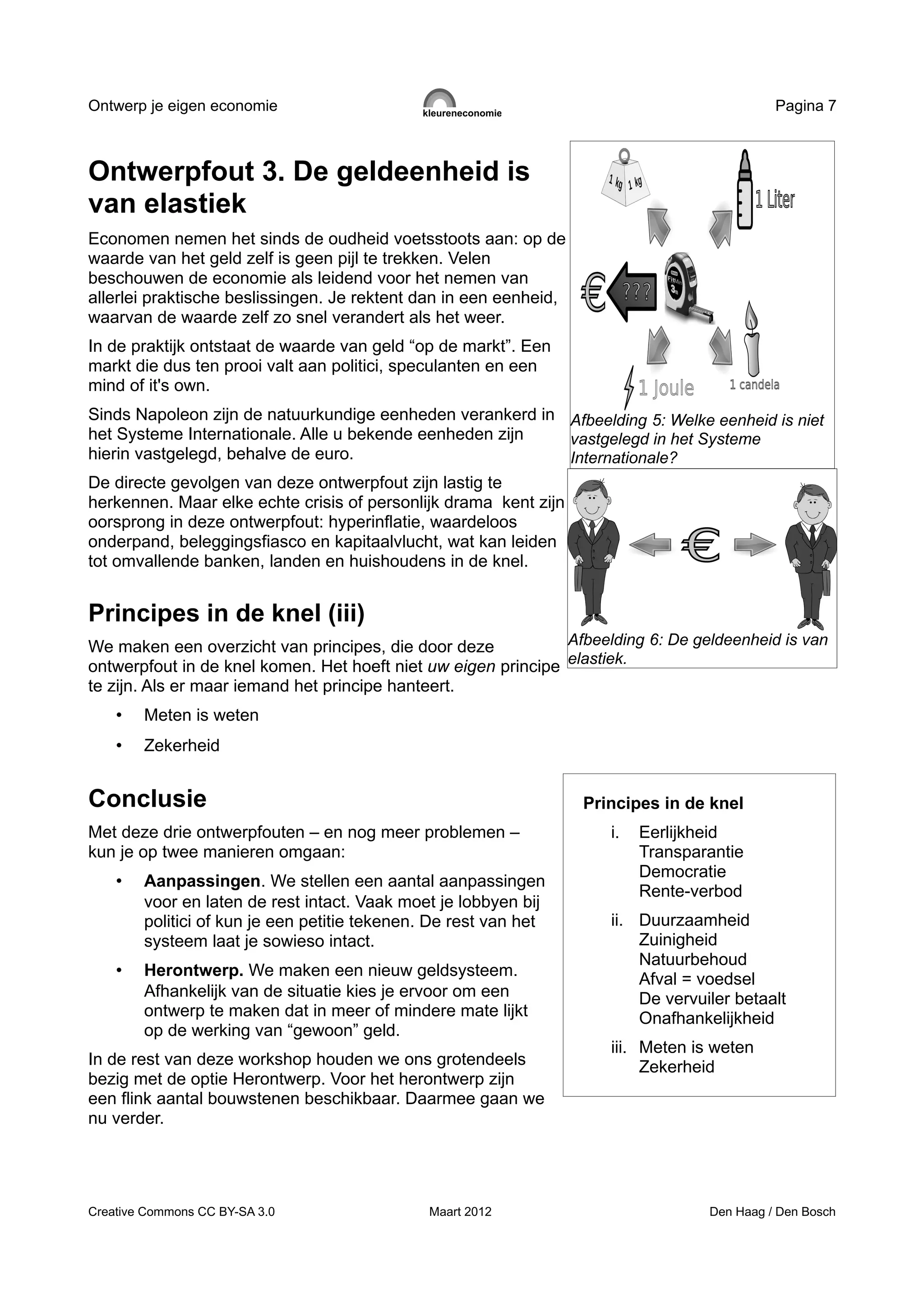 Werkbladen ontwerp-je-eigen-economie | PDF