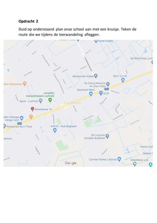 Werkblad omgevingsonderwijs | DOCX