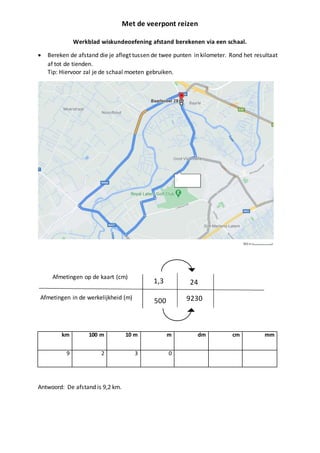 Wiskunde Afstandstabel Bij Een Graaf Maken - OtoSection Drive