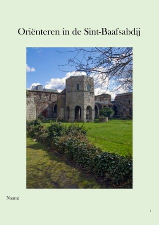 Werkbundel sint baafs | PDF