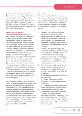 Werkdruk onder de loep: Van algemene aanpak naar gerichte interventies ...