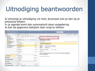 Werken met outlook | PPT