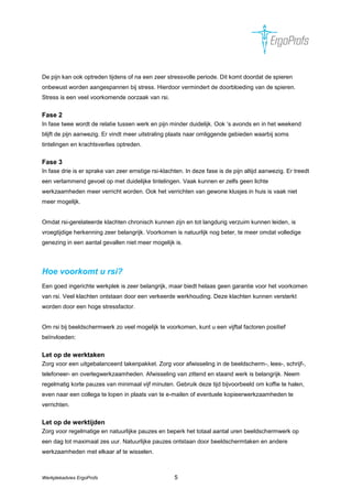 Werkplekadvies ergo profs | PDF