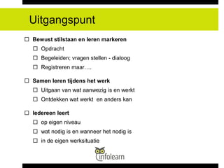 Werkplekleren en performance support infolearn | PPTX