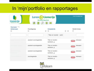 Werkplekleren en performance support infolearn | PPT
