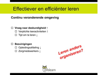Werkplekleren en performance support infolearn | PPTX