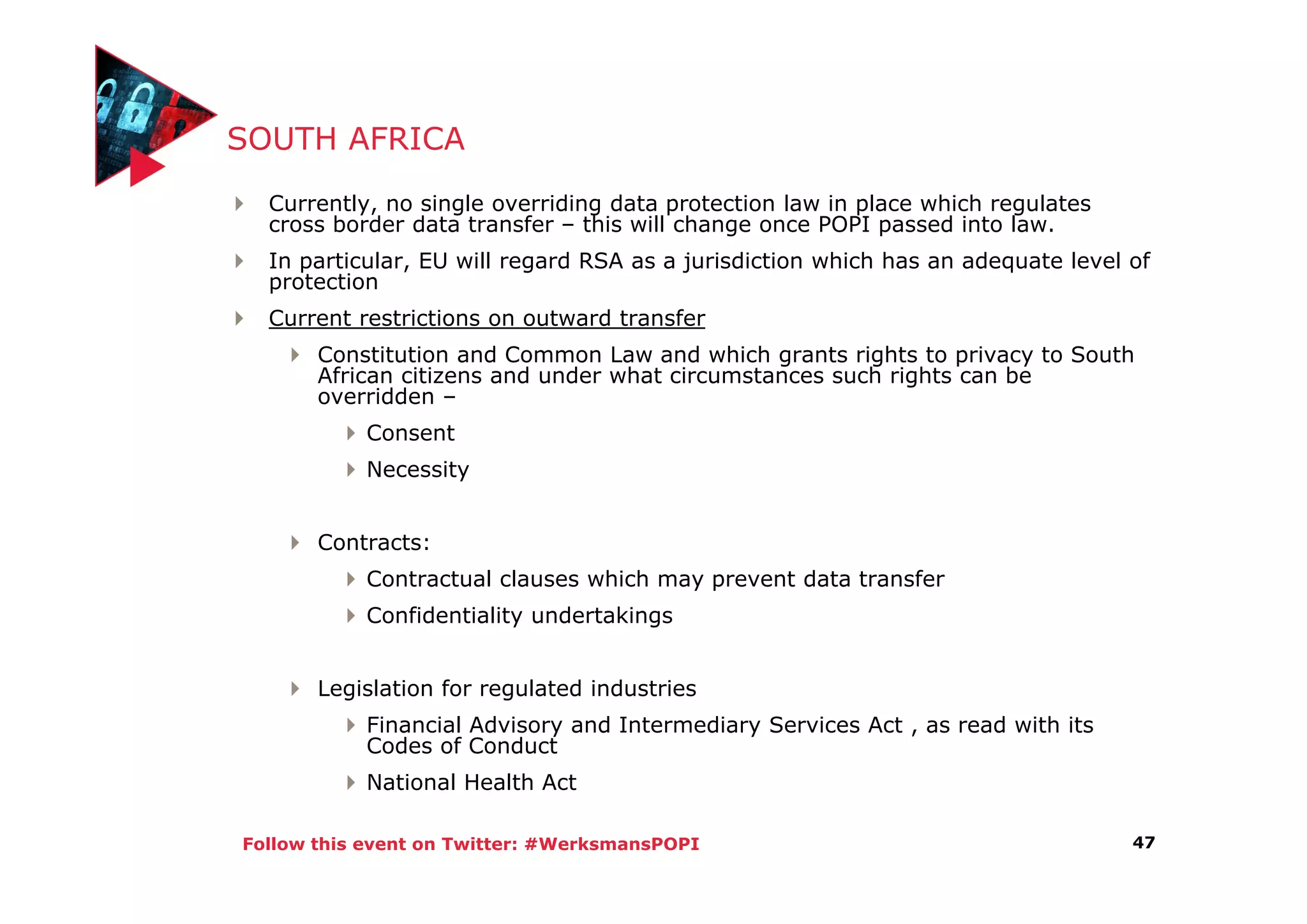 Werksmans presentations on popi | PDF