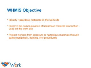 Werk whmis training-2 | PPT