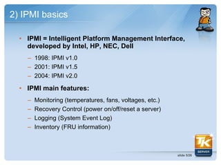 OSDC 2010 | The Power of IPMI by Werner Fischer | PDF