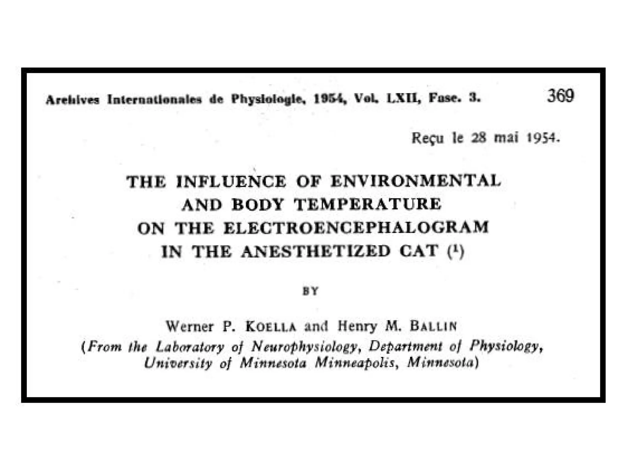 Werner koella 1954 | PPT