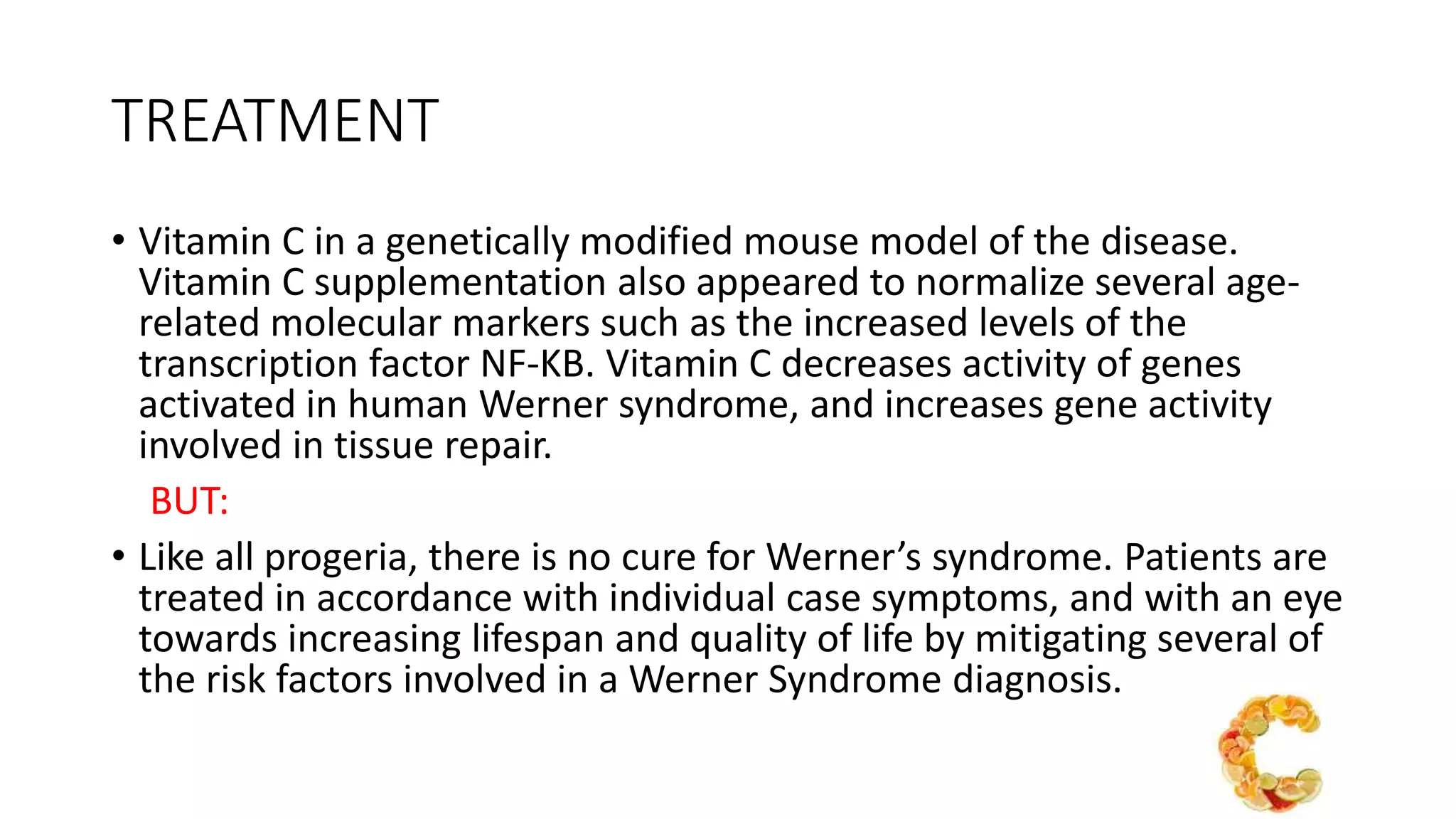 Werner syndrome | PPTX