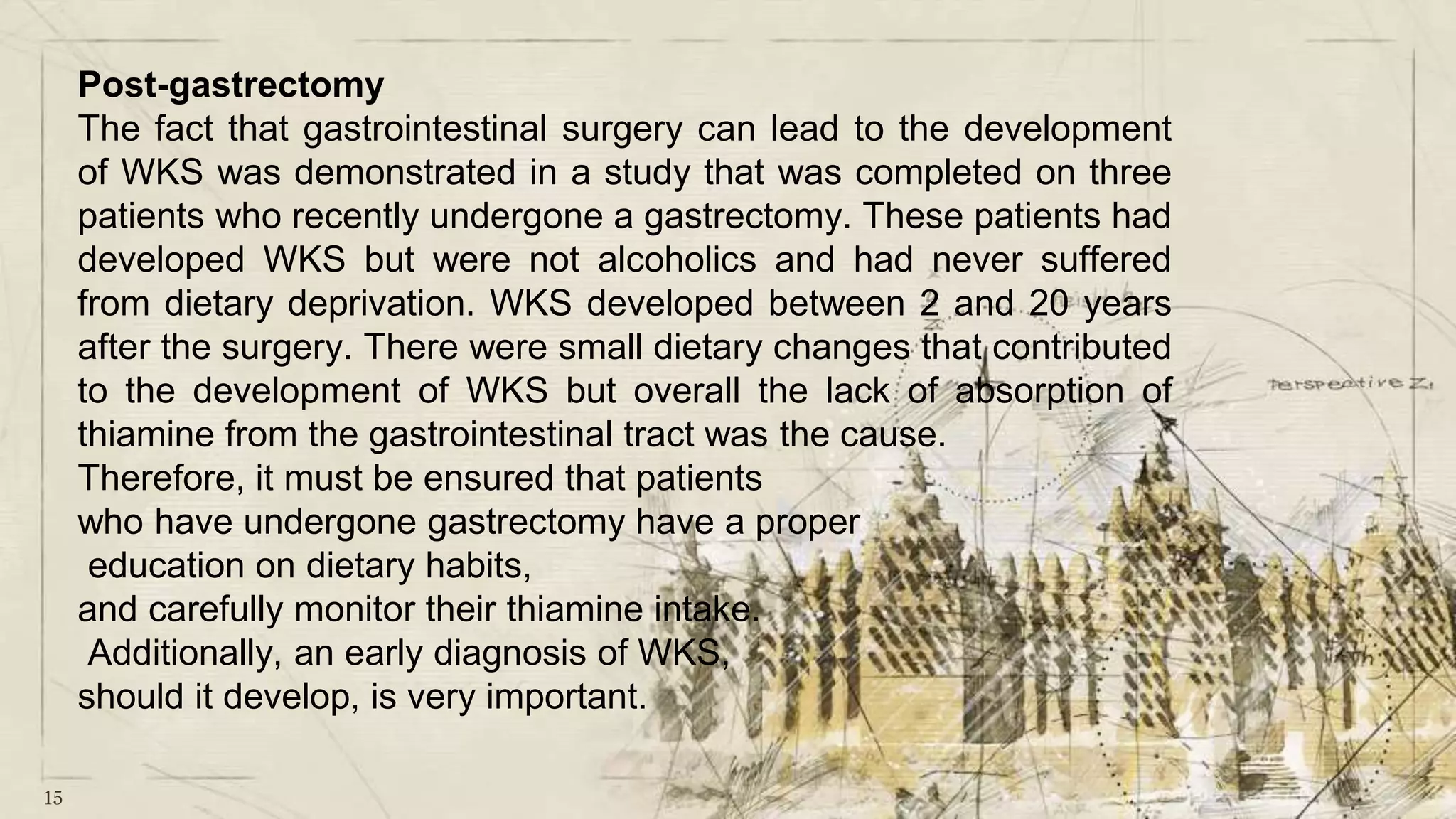 Wernicke korsakoff syndrome ppt | PPTX