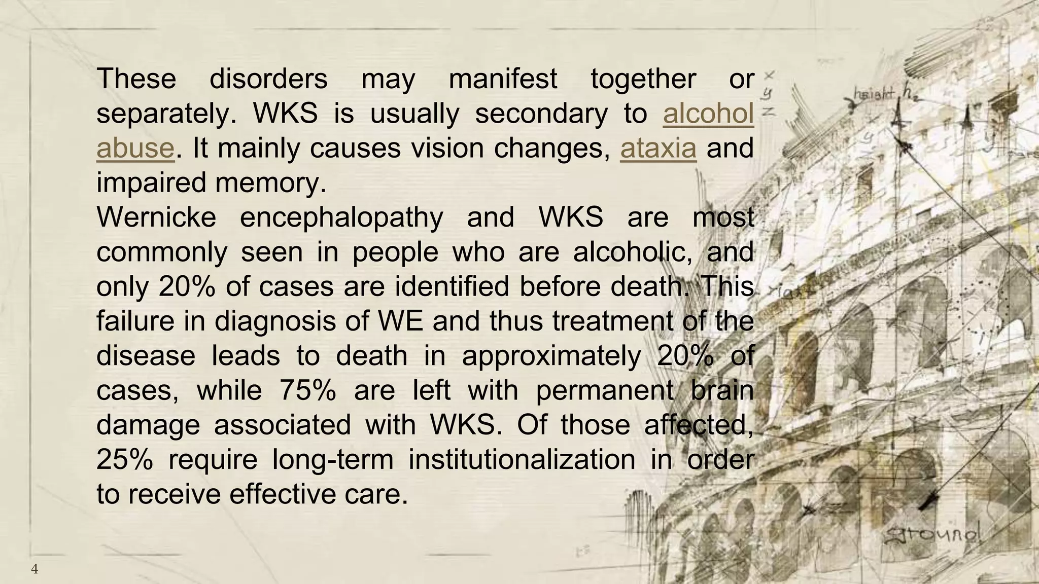 Wernicke korsakoff syndrome ppt | PPTX