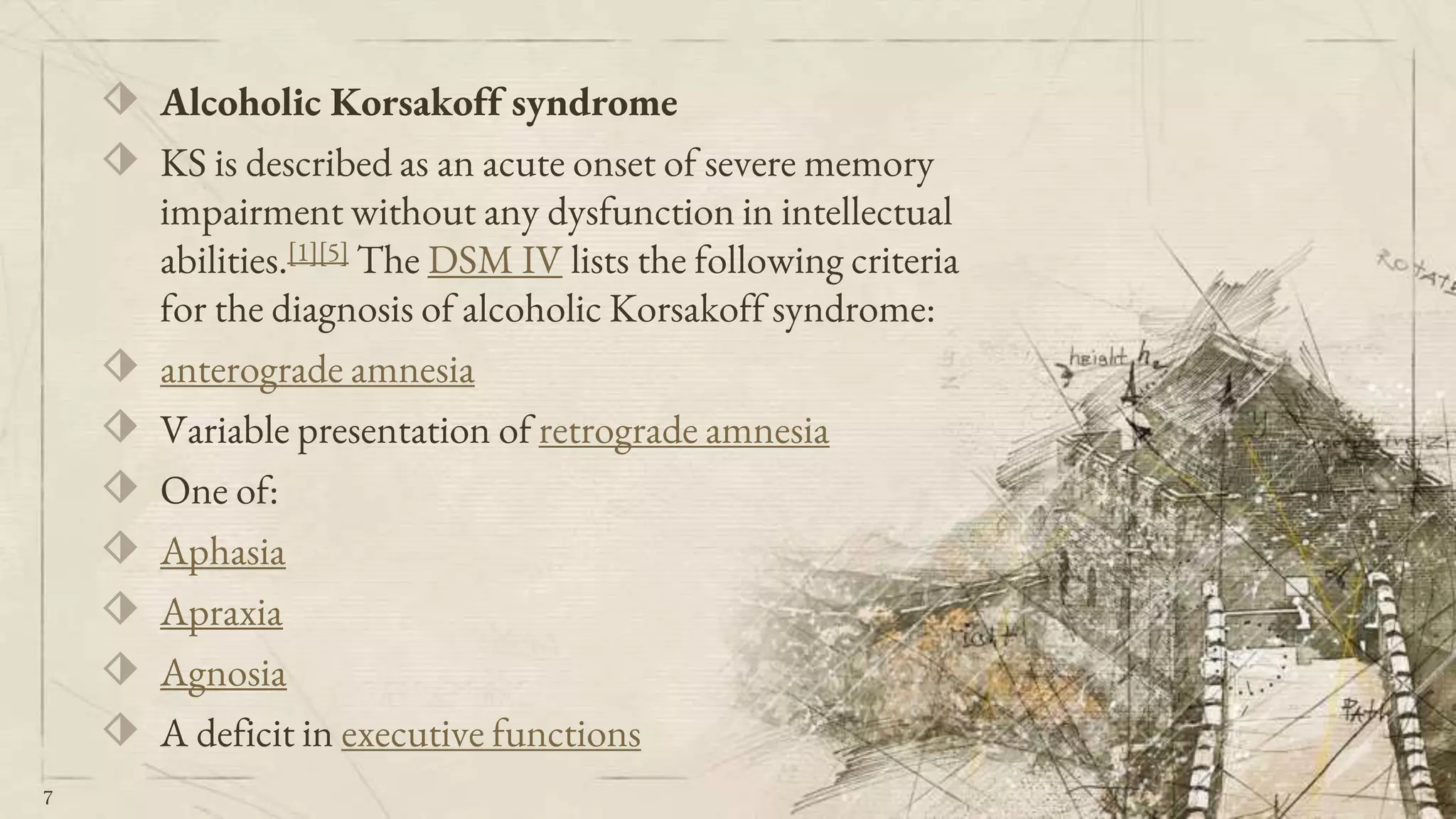 Wernicke korsakoff syndrome ppt | PPTX