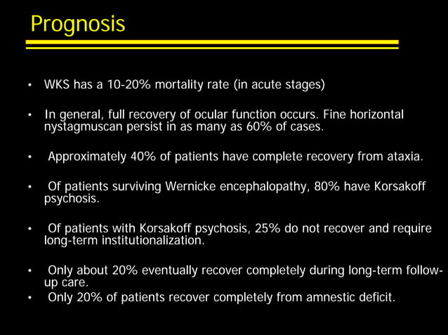 LPT05 - Treatment of Wernicke-Korsakoff Syndrome (Aug 2005) | PDF ...